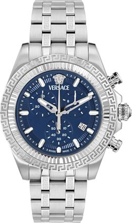Versace Uhren - Quarz-Chronographenuhr Versace Fornax - Gr. unisize - in Silber - f&uuml;r Damen