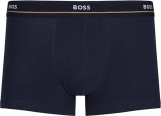 HUGO BOSS Lot de 5 boxers unis en coton m&eacute;lang&eacute;