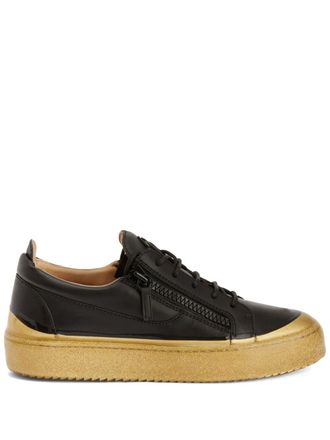 Giuseppe Zanotti baskets Frankie à double zip - Noir