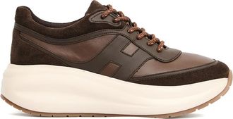 Hogan Low-Top Sneaker - H696 Cam Brown Running Sneakers - Gr. 37,5 (EU) - in Braun - für Damen