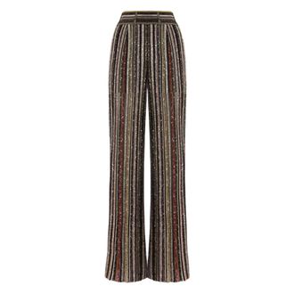 Missoni Beige und Braune Stilvolle Hose - - Trousers - Damen - Mehrfarbig - XS