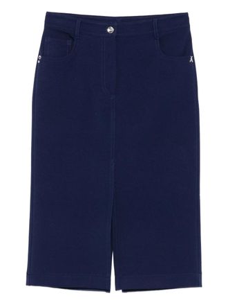 Patrizia Pepe minijupe à poches multiples - Bleu