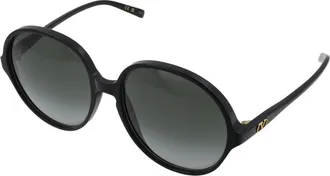 Valentino VG0017S Round Gradient Sunglasses - Black