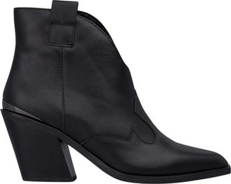 Alma En Pena Alma EN Pena, Femme, Chaussures, Noir, Taille: 37 EU Ouverture de la bottine cowboy à la cheville