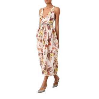 Zimmermann Tulip Floral Kleid mit tiefem R&uuml;ckenausschnitt - - Dresses - Damen - Mehrfarbig - M