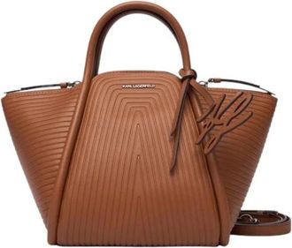 Karl Lagerfeld Femme, Sacs, Brun, Taille: ONE Size Lode Handtas