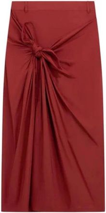 Liviana Conti Femme, Jupes, Rouge, Taille: 38 FR Lindsey Skirt
