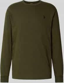 Polo Ralph Lauren Longsleeve mit Logo-Stitching und Rundhalsausschnitt