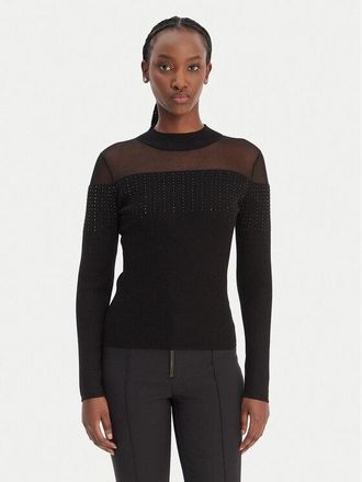 Guess Pullover W6RR70 Z2YK2 Schwarz Regular Fit