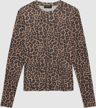 Anine Bing Tee Shirt Sylvie Leopard