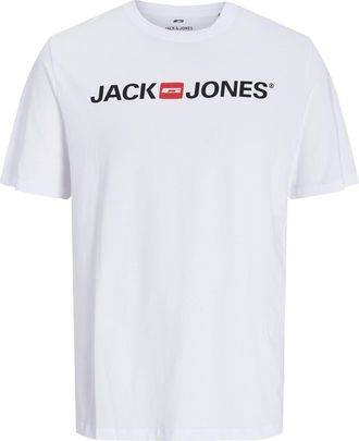 Jack & Jones Herren JJECORP Logo Tee SS Crew Neck NOOS T-Shirt (wei&szlig;, XXL)