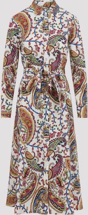 Etro Robe midi ceintur&eacute;e Etro