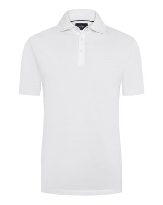 Hackett Poloshirt aus feinem Baumwoll-Piqu&eacute; mit Logo-Stickerei, Classic Fit in