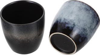 SOLUSTRE 2 St&uuml;ck Keramik Teetassen f&uuml;r Zuhause und B&uuml;ro Hitzebest&auml;ndig Geruchsneutral Chinesischer Stil Trinkbecher f&uuml;r Hei&szlig;e und Kalte Getr&auml;nke