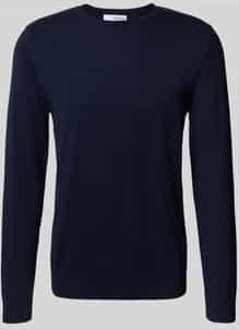 Selected Regular Fit Strickpullover aus reiner Baumwolle Modell BERG