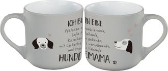 dio Only for You Kaffeebecher Ich bin eine Hundemama | Becher Kaffeetasse Kaffee Tasse Teetasse