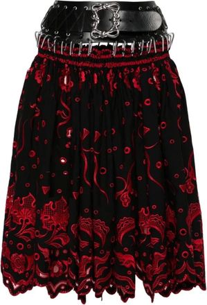 Chopova Lowena Femme, Jupes, Multicolore, Taille: 40 FR Midi Skirt