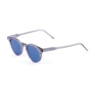 Thom Browne Homme, Accessoires, Gris, Taille: ONE Size Acetate Round Lunettes de soleil