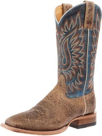 Ariat Ariat Bottes Gold Point Earth Brown Bison Vamp 30,5 cm pour homme Bleu roi, marron, 41.5 EU