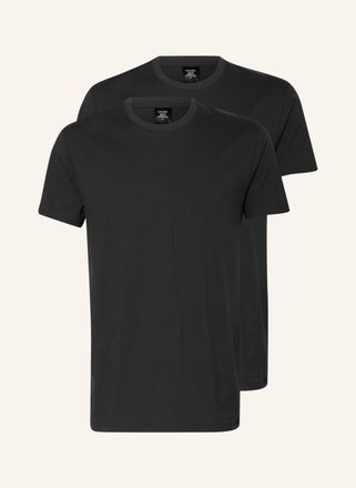 CALIDA Calida 2er-Pack T-Shirts Natural Benefit schwarz