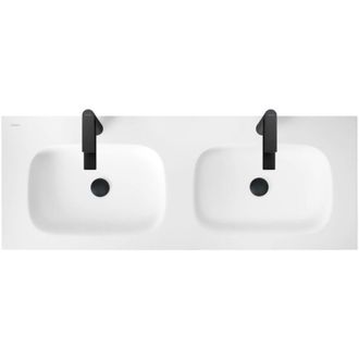Duravit Duravit Sivida M&ouml;beldoppelwaschtisch, 2 Hahnl&ouml;cher, ohne