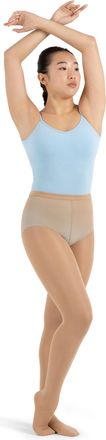 Capezio Damen Strumpfhose mit Standfu&szlig; - Beige - XX-Large