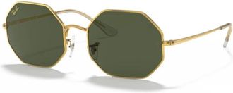 Ray-Ban unisex, Accessoires, Jaune, Taille: 54 MM Lunettes de soleil Octagon 1972