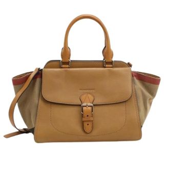 Burberry Sac cabas vintage doccasion - Femme - Pre-owned - Brun - Taille: ONE Size