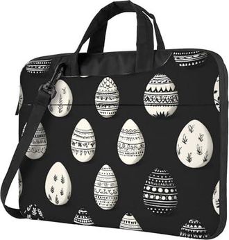 Generic Sac pour ordinateur portable de 15,6 pouces avec bandouli&egrave;re - Housse de protection antichoc pour ordinateur portable de P&acirc;ques - Pour homme et femme 