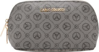 Carlo Colucci Femme, Sacs, Gris, Taille: ONE Size Trousse de toilette