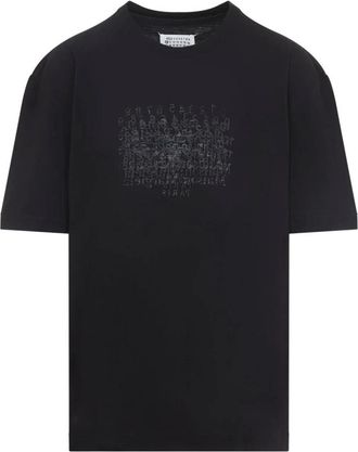Maison Margiela unisex, Tops, Noir, Taille: L Numbers T-Shirt
