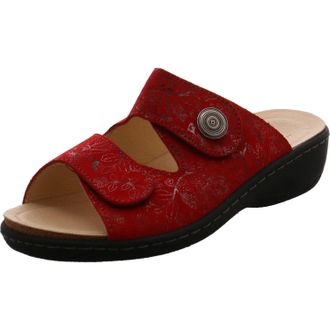 Belvida Damen Pantolette in Rot, Gr&ouml;&szlig;e 42