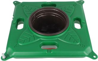 Lioobo Aquaponik Schwimmende Insel Pflanzkorb Satz f&uuml;r Teiche Leichtes Widerstandsf&auml;higes Kunststoff Hydroponik Wasserpflanzgef&auml;&szlig; mit Modularer Anordnung zur