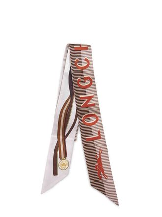 Longchamp Womens Headband Scarf A Toute Allure Silk Multicolour Scarfs