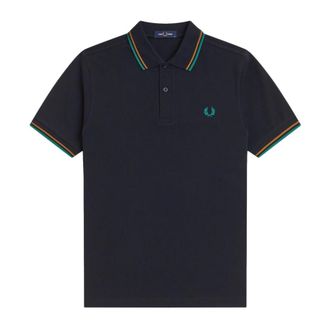 Fred Perry M3600 Polo - - Tops - Herren - Blau - XL
