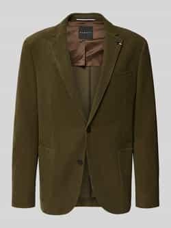 Bugatti Slim Fit 2-Knopf-Sakko aus Cord