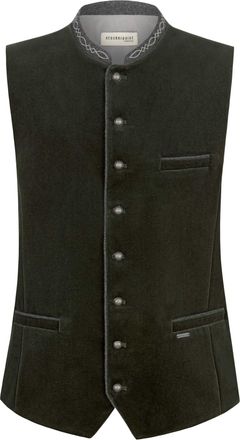 Stockerpoint Herren Trachtenweste Lorenzo I Größen 46-64 I Traditionelle & hochwertige Weste mit verstellbarem Riegel I Perfekt für Trachten & Festlichkeiten