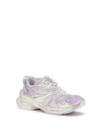 Balenciaga Womens Runner 2 Sneakers Grey - Pink