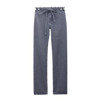Filippa K Jeans mit Spitzenbund - - Jeans - Damen - Grau - W28
