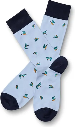 CHARLES TYRWHITT Socken mit Eisvogel-Motiv - Hellblau