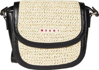 Marni Femme, Sacs, Noir, Taille: ONE Size Raffia Smile Bag