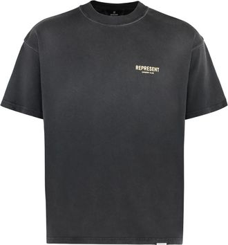 Represent Represent, Homme, Tops, Noir, Taille: 2XL T-shirt &agrave; col rond en coton