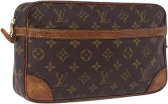Louis Vuitton Pre-owned Vintage Monogram Clutch - Femme - Pre-owned - Brun - Taille: ONE Size