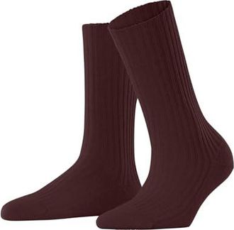 Falke Cosy Wool Boot W So Laine Viscose Cachemire Unies Chaussettes, Marron Cayenne 5950, 35-38 Femme