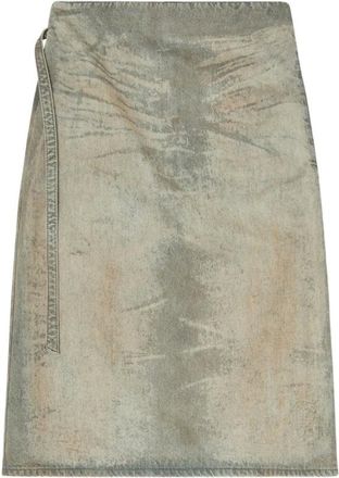 Diesel Femme, Jupes, Gris, Taille: W26 Jupe en jean portefeuille