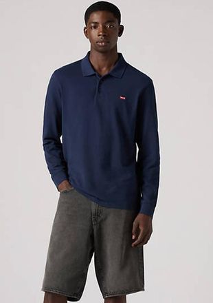 Levi's Long Sleeve Housemark Polo Shirt - Herren - Blau / Blau