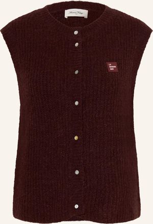 American Vintage American Vintage Strickweste East Mit Alpaka rot