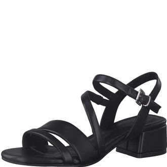 Marco Tozzi Damen Sandale mit Absatz, Blockabsatz, weiches FEEL ME Fußbett, ideal für Business und Freizeit