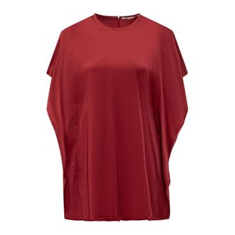 Stella McCartney Femme, Robes, Rouge, Taille: 36 FR Robe Mini Drap&eacute;e