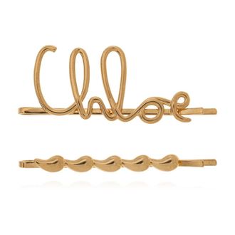 Chlo&eacute; Doppel-Haarspangen Set - - Accessories - Damen - Gelb - ONE SIZE
